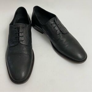 Theory | Shoes | Theory Mens Black Leather Derby Shoes 95 425 Dress ...
